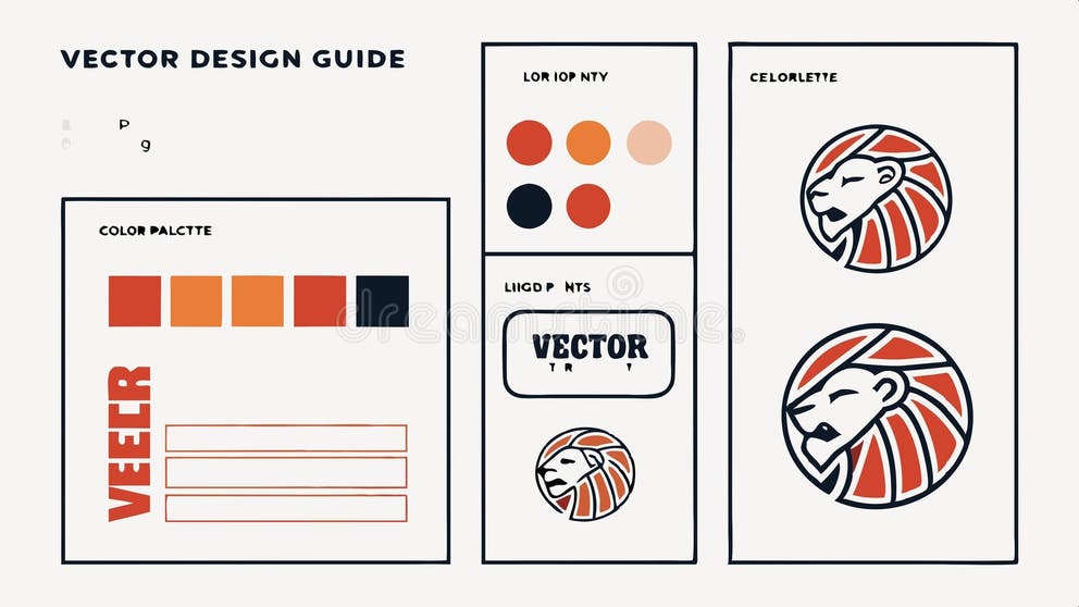 Vector Design Guide Icons, Design Tools, Guide Elements, Vector Icons Vector Design Generative ...