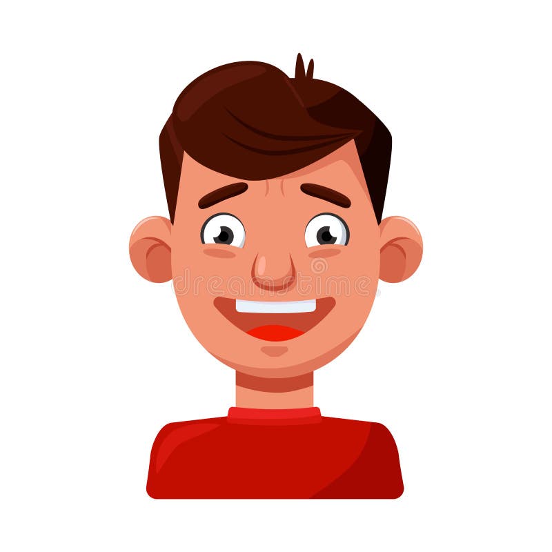 Vector Design of Guy and Laugh Logo. Set of Guy and Happy Stock Symbol ...