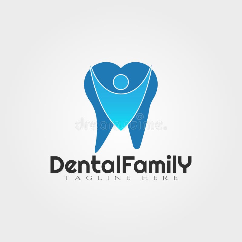Vector Design of Human Tooth Logo, Tooth Protection. Dental Image Stock ...