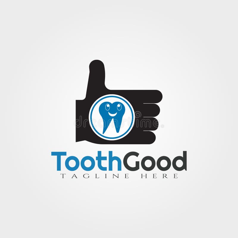 Vector Design of Human Tooth Logo, Tooth Protection. Dental Image Stock ...