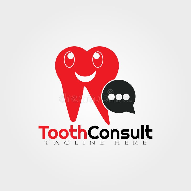 Vector Design of Human Tooth Logo, Tooth Protection. Dental Image Stock ...