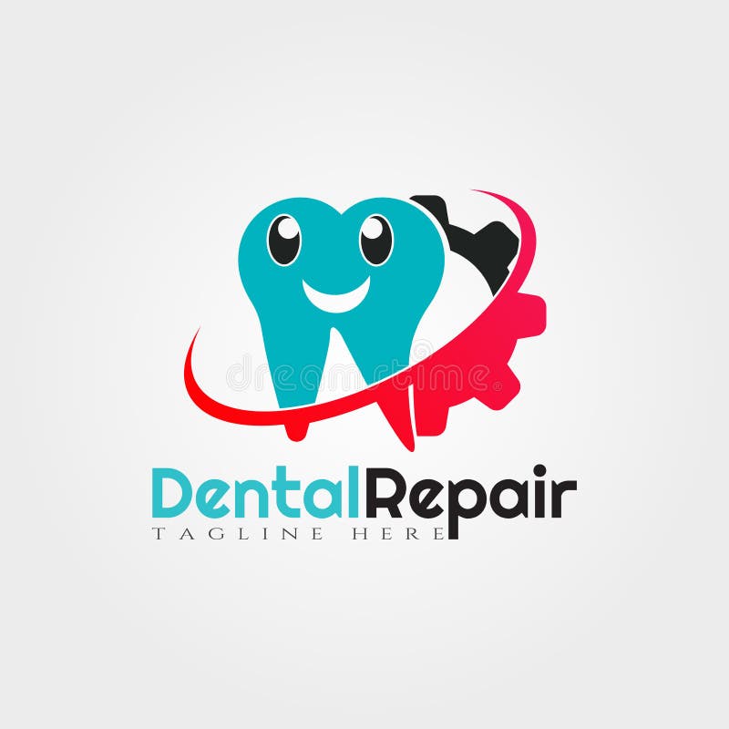 Vector Design of Human Tooth Logo, Tooth Protection. Dental Image Stock ...