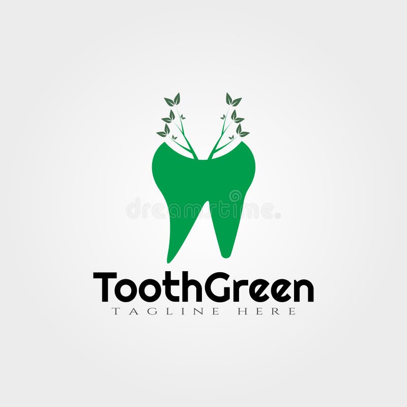 Vector Design of Human Tooth Logo, Tooth Protection. Dental Image Stock ...