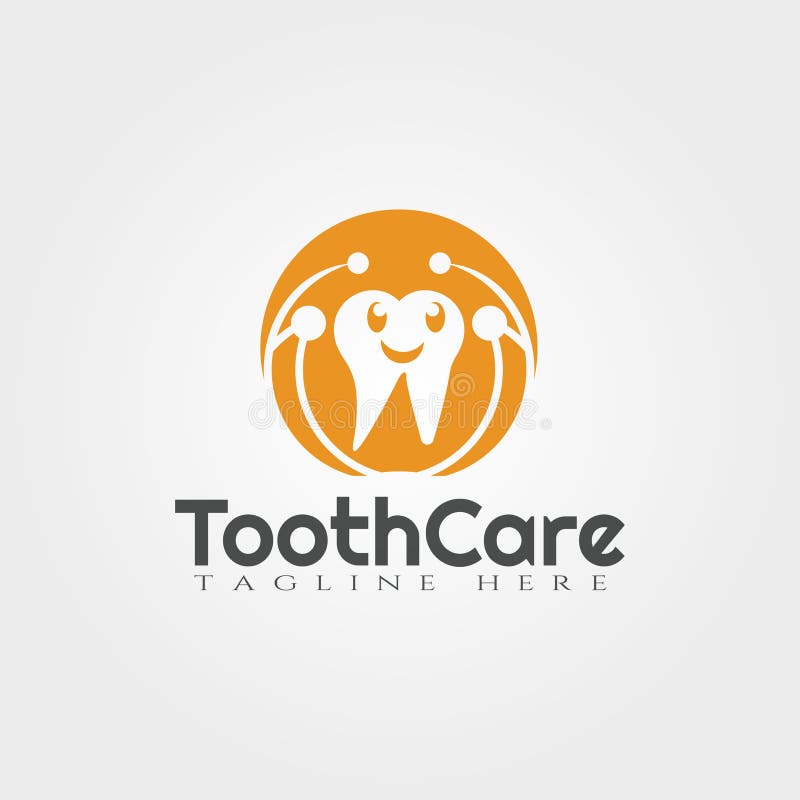 Vector Design of Human Tooth Logo, Tooth Protection. Dental Image Stock ...