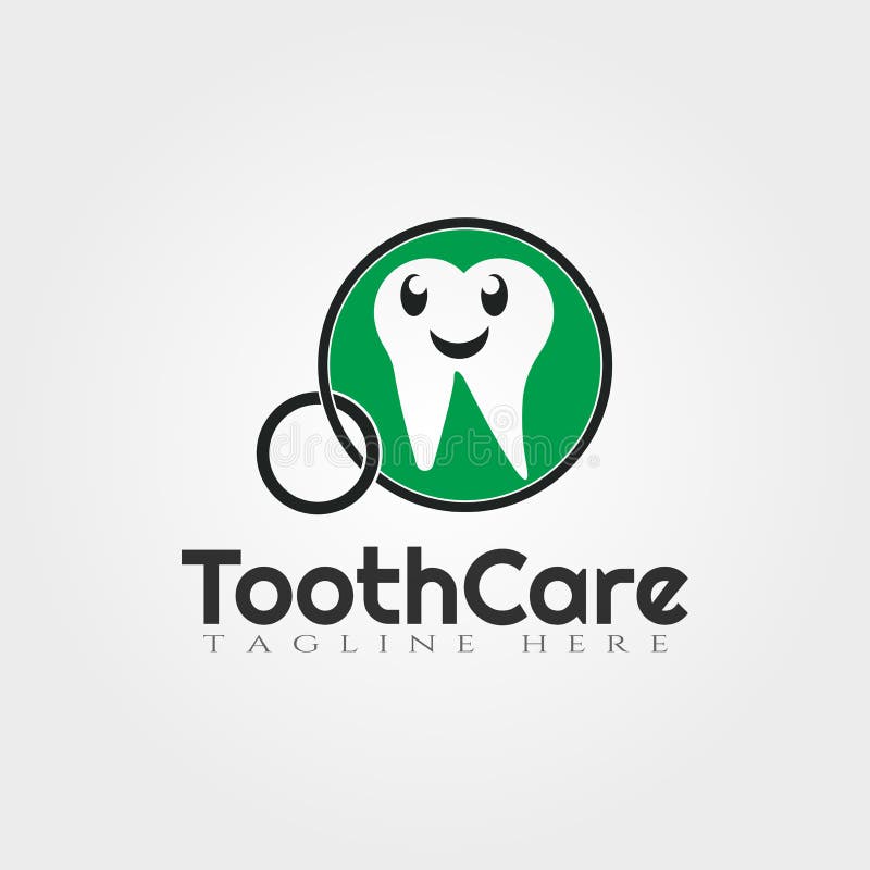 Vector Design of Human Tooth Logo, Tooth Protection. Dental Image Stock ...