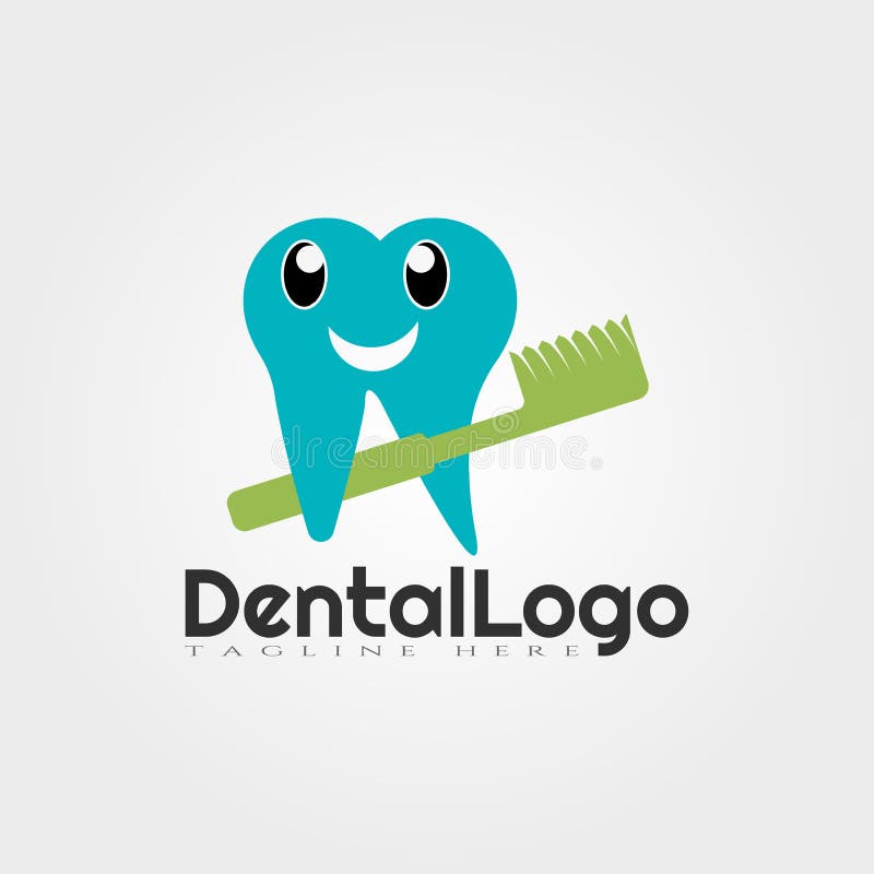 Vector Design of Human Tooth Logo, Tooth Protection. Dental Image Stock ...
