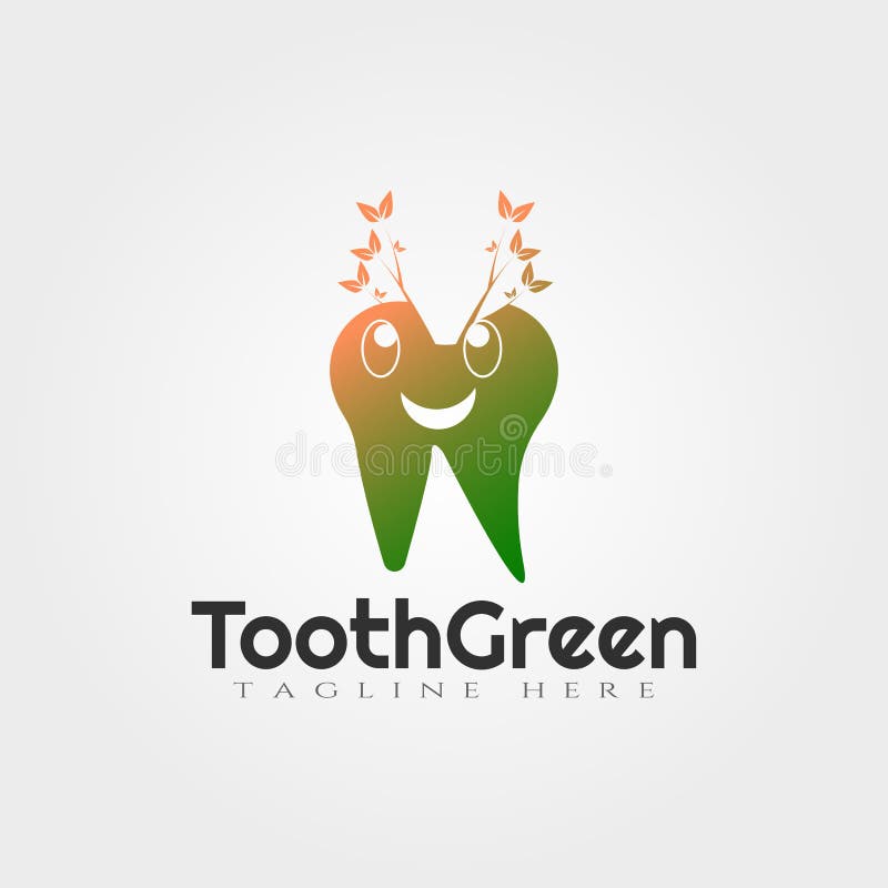 Vector Design of Human Tooth Logo, Tooth Protection. Dental Image Stock ...