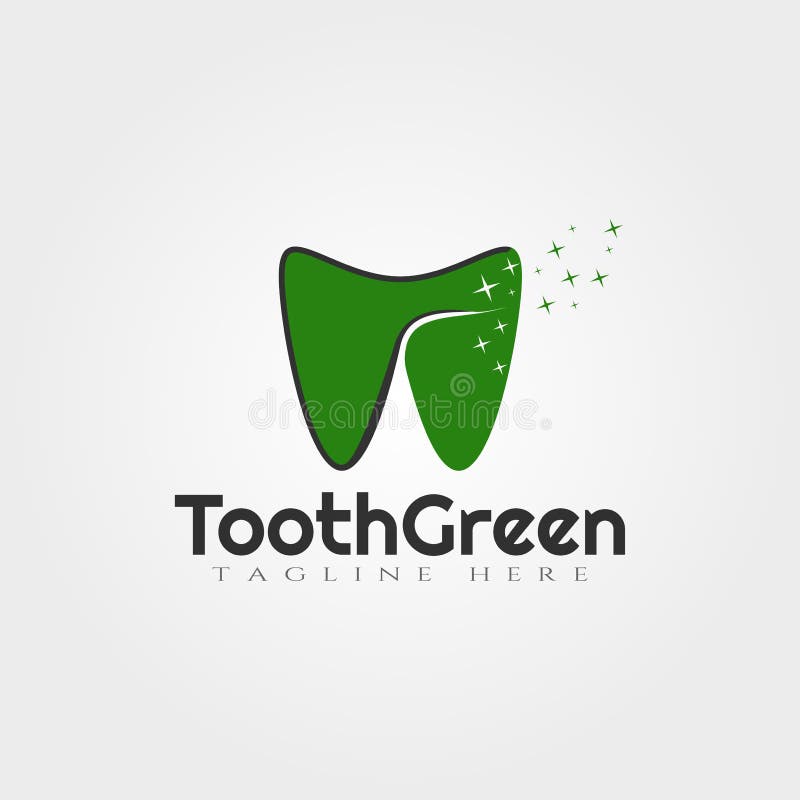 Vector Design of Human Tooth Logo, Tooth Protection. Dental Image Stock ...