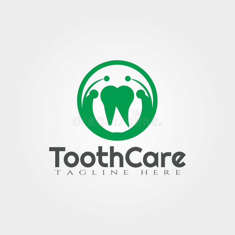 Vector Design of Human Tooth Logo, Tooth Protection. Dental Image Stock ...