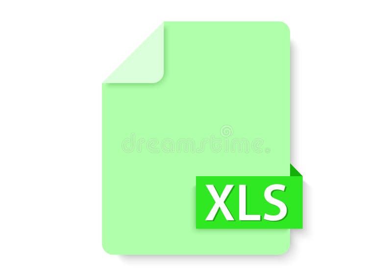 Xls spreadsheet file icon stock vector. Illustration of data - 113629942