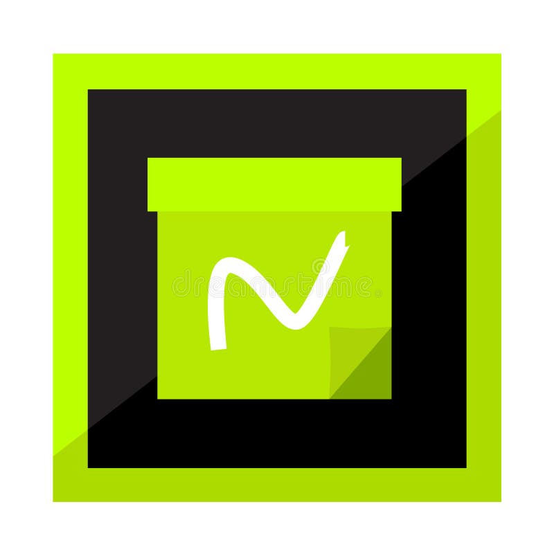 Notepad with a Green Cover and with a Binding Stock Vector ...