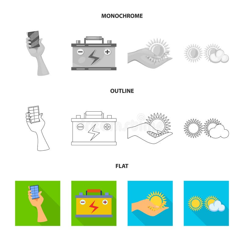 Isolated Object of Innovation and Technology Symbol. Collection of ...