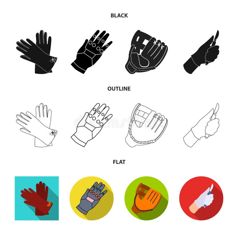Vector Design of Knitted and Keeper Symbol. Collection of Knitted and ...