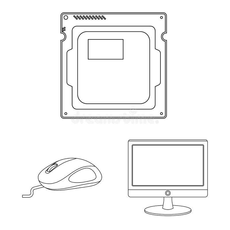 Vector Design of Laptop and Device Logo. Collection of Laptop and ...