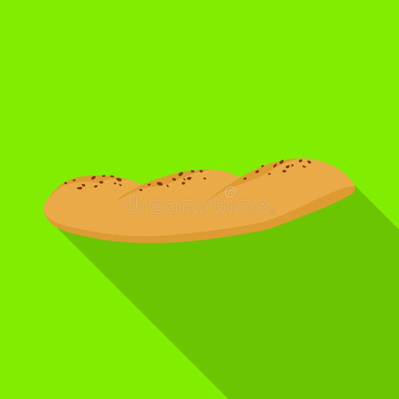 Vector Design of Loaf and Bun Icon. Collection of Loaf and Part Stock ...