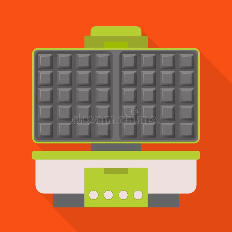 Vector Design of Machine and Waffle Symbol. Graphic of Machine and ...