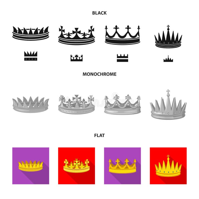 Isolated Object of Medieval and Nobility Logo. Set of Medieval and ...