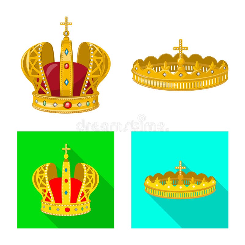 Isolated Object of Medieval and Nobility Logo. Set of Medieval and ...