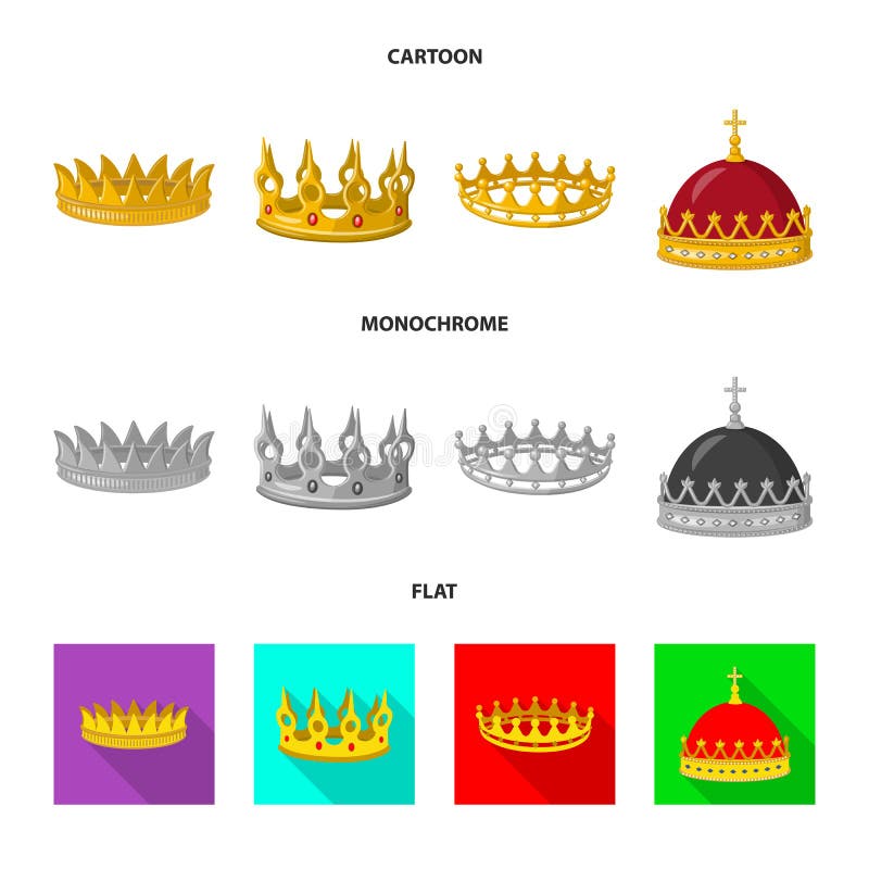 Isolated Object of Medieval and Nobility Logo. Set of Medieval and ...