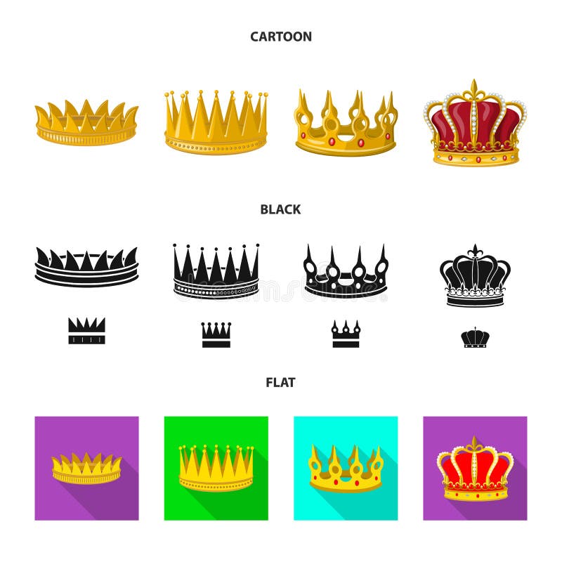 Isolated Object of Medieval and Nobility Logo. Set of Medieval and ...