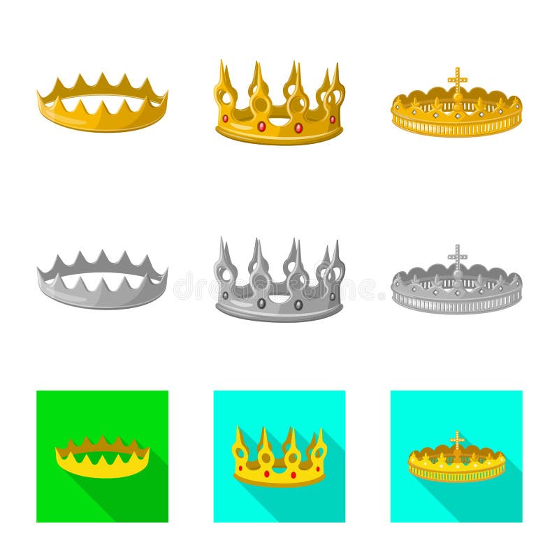 Vector Design of Medieval and Nobility Icon. Set of Medieval and ...