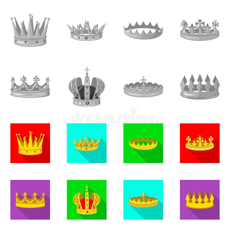 Vector Design of Medieval and Nobility Icon. Set of Medieval and ...