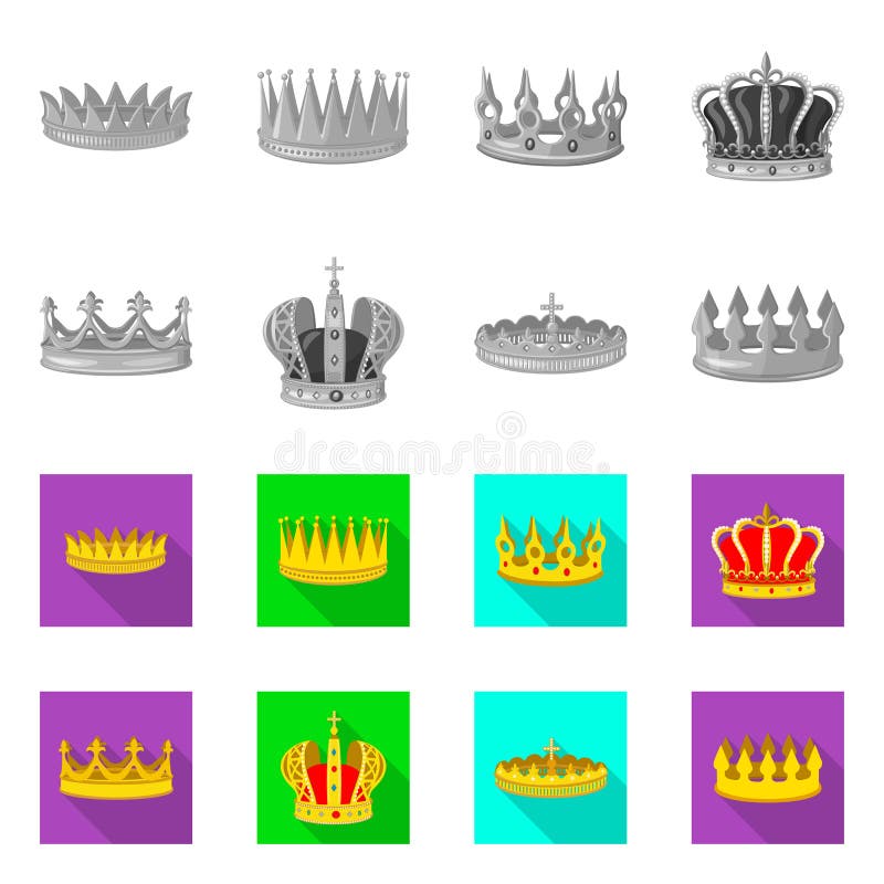 Vector Design of Medieval and Nobility Icon. Set of Medieval and ...