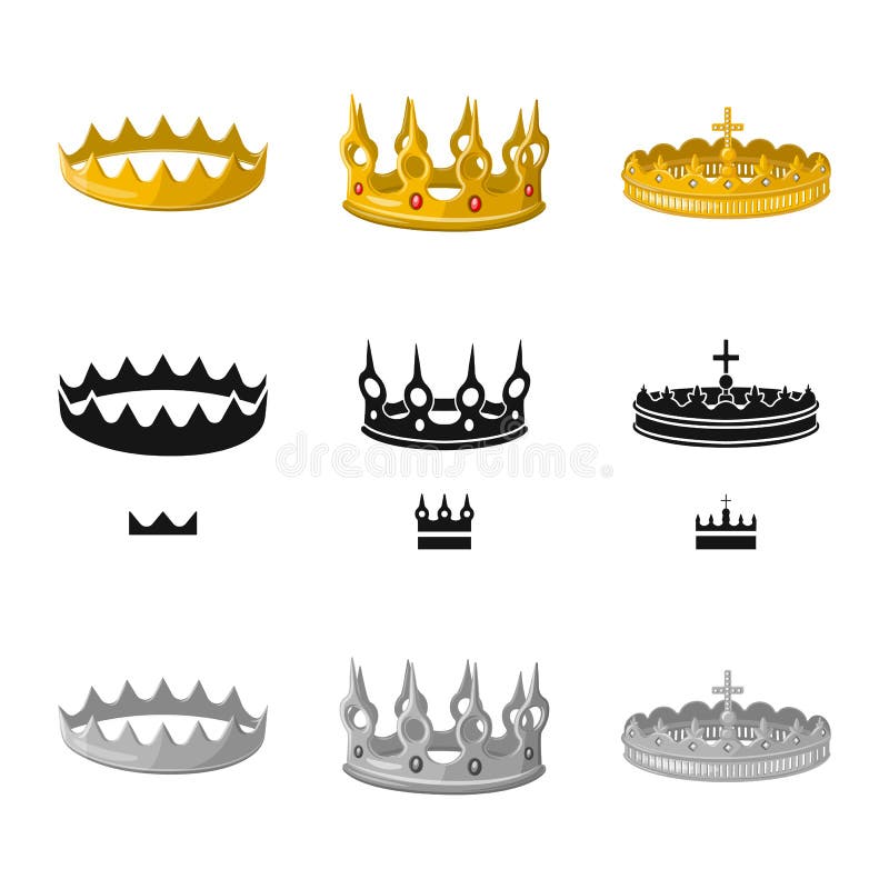 Vector Design of Medieval and Nobility Logo. Collection of Medieval and ...