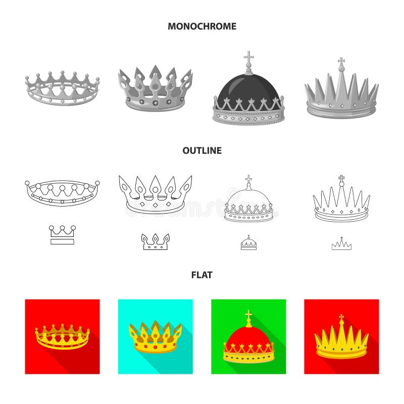 Vector Design of Medieval and Nobility Logo. Set of Medieval and ...