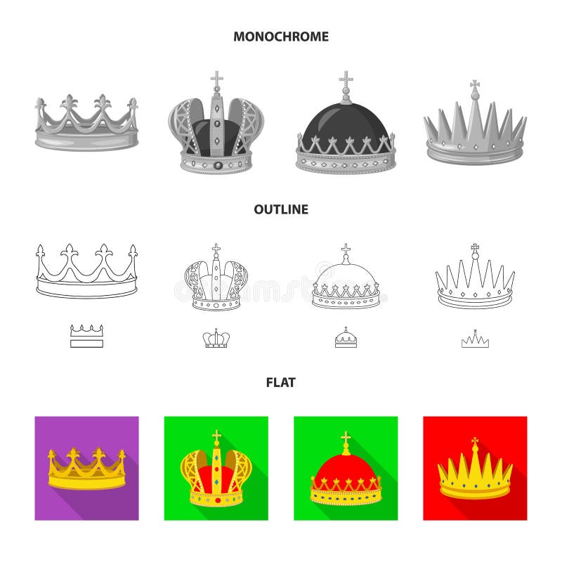 Vector Design of Medieval and Nobility Logo. Set of Medieval and ...