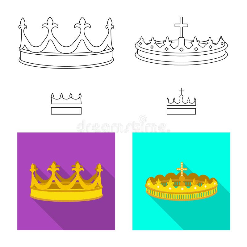 Vector Design of Medieval and Nobility Logo. Set of Medieval and ...