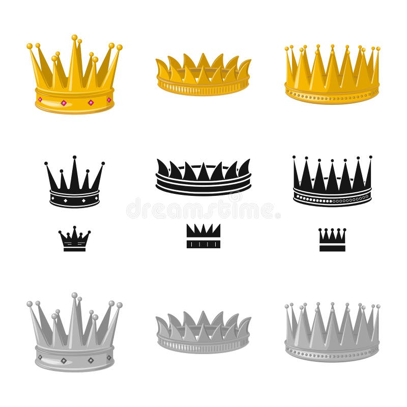 Vector Design of Medieval and Nobility Symbol. Set of Medieval and ...