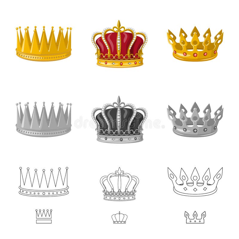 Vector Design of Medieval and Nobility Symbol. Set of Medieval and ...