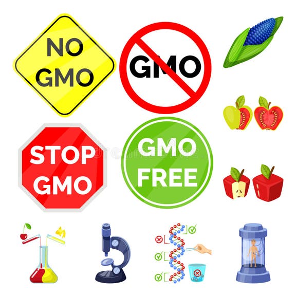 Vector Design of Modified and Genetically Symbol. Set of Modified and ...