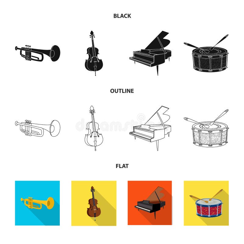 Vector Design of Music and Tune Icon. Set of Music and Tool Vector Icon ...