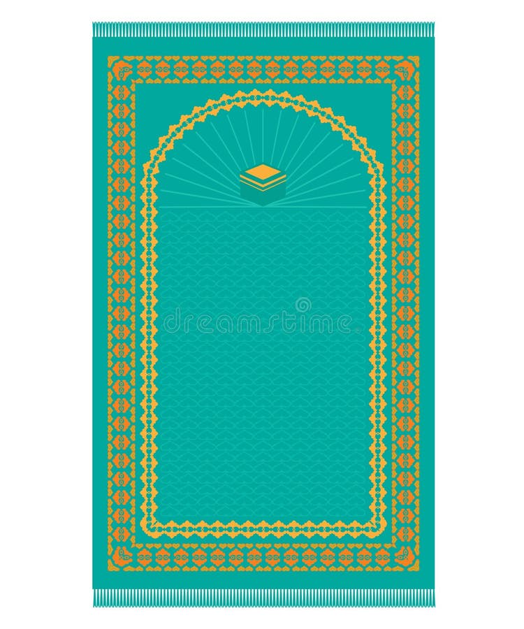 Vector Design of Muslim Prayer Rug with Decorative Elements. Islamic ...