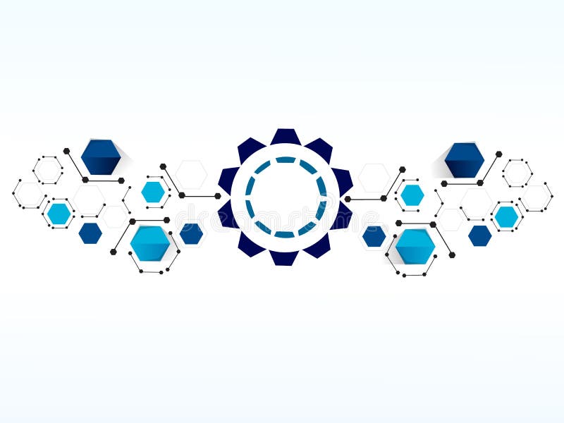 Technology Hexagon Icon for Logo Design Illustrator, High Tech Symbol ...