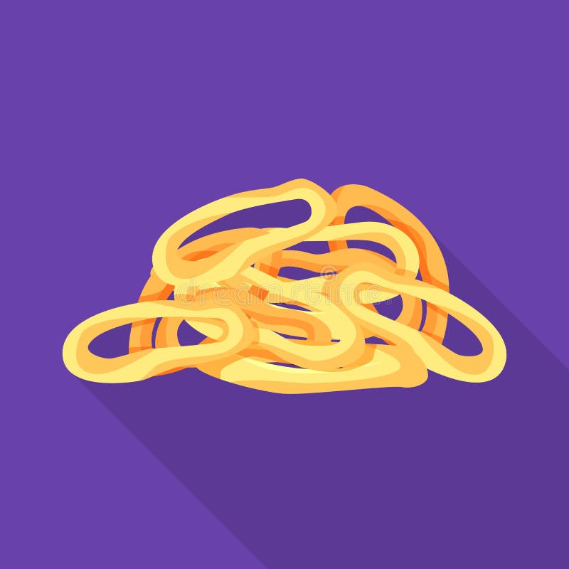 Vector Design of Onion and Ring Logo. Set of Onion and Crisp Stock ...