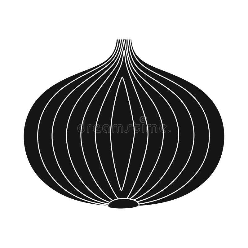 Vector Design of Onion and Vegetables Icon. Collection of Onion and ...