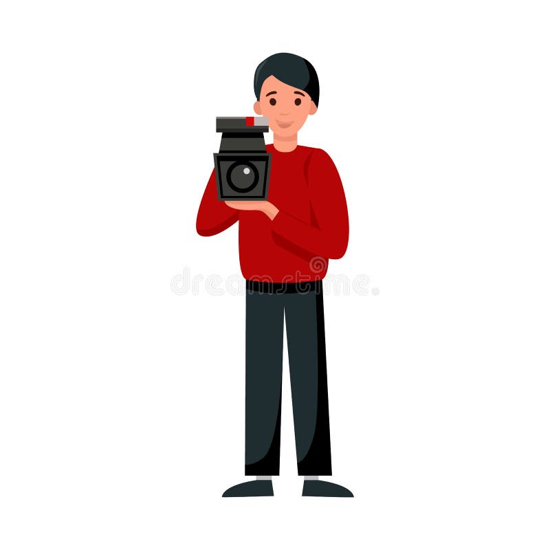 Vector Design of Operator and Camera Logo. Web Element of Operator and ...