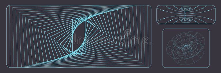 Vector Design. Optical Illusions, Linear Perspective, and Vector Field ...