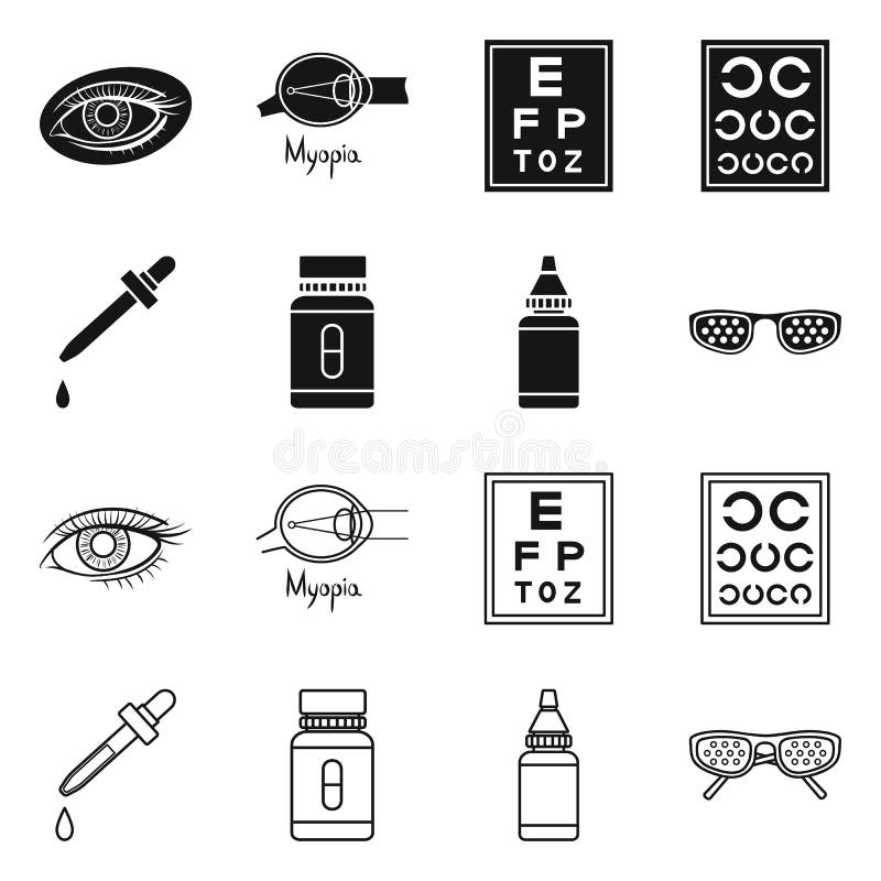 Vector Design of Optometry and Medicine Logo. Collection of Optometry ...