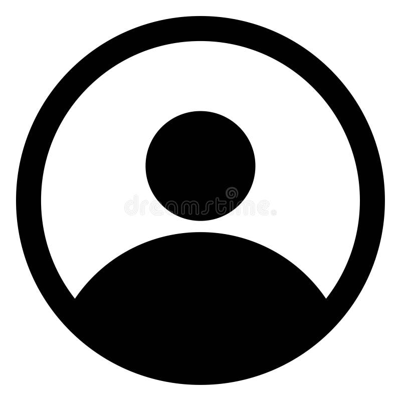 Vector Design of Person Logo. Web Element of Person Simple Flat Vector ...