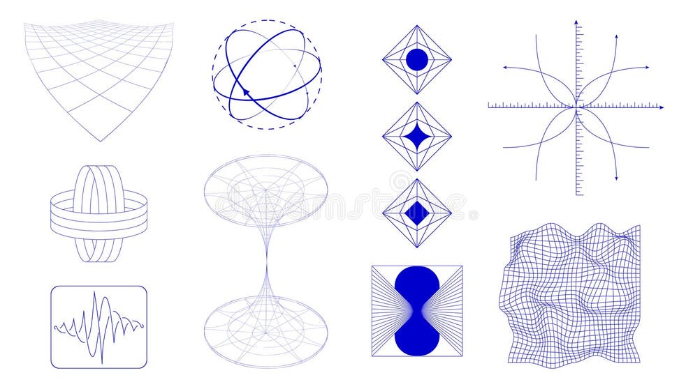 Vector Design, Physics Model Representation. Scientific Visualization ...
