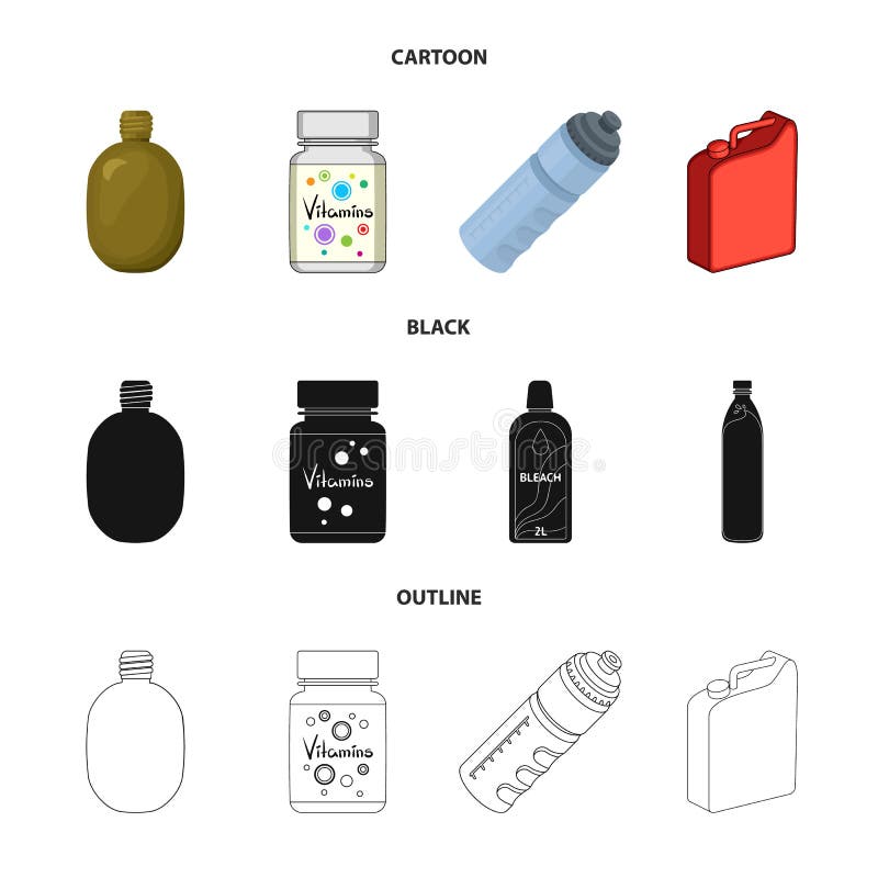 Vector Design of Plastic and Container Logo. Collection of Plastic and ...