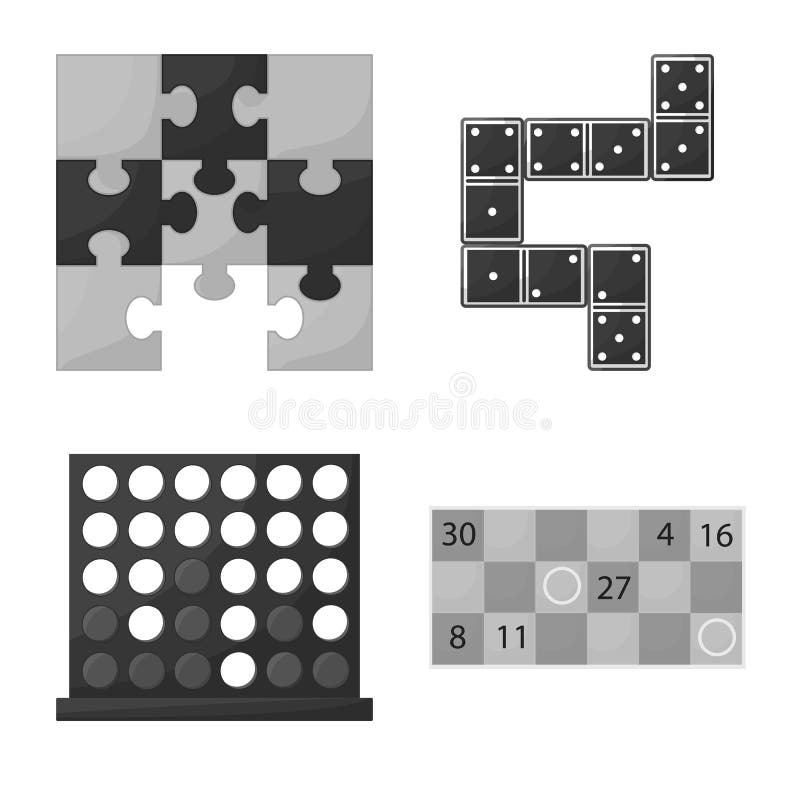 Vector Design of Play and Luck Logo. Collection of Play and Competition ...