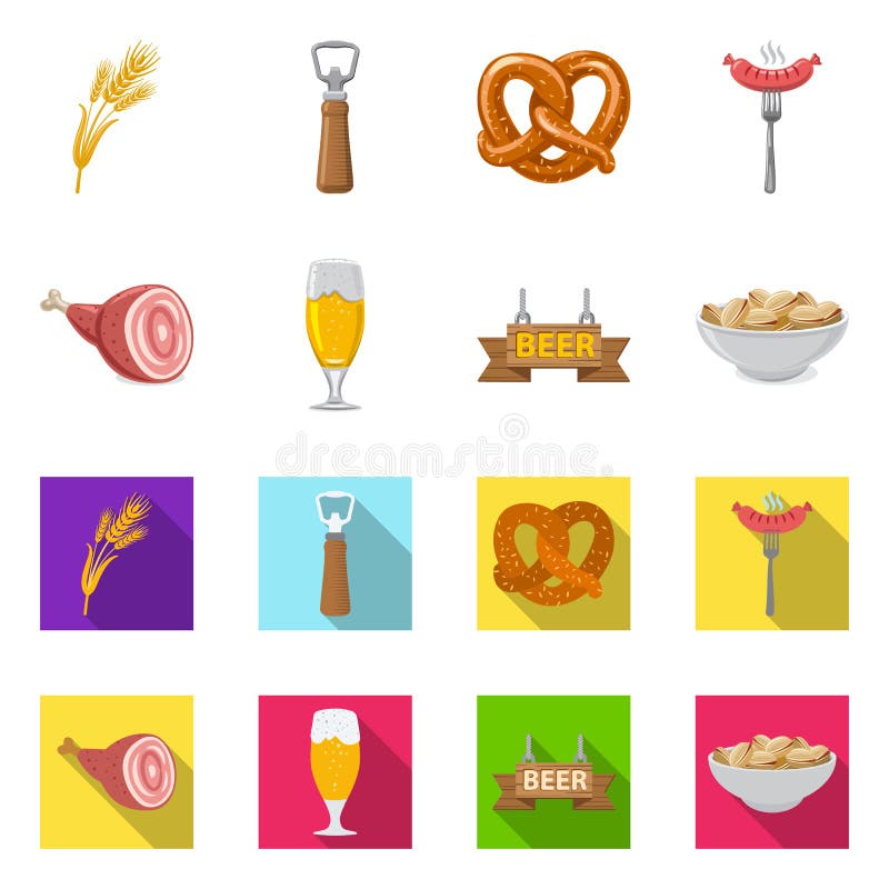Vector Design of Pub and Bar Icon. Collection of Pub and Interior Stock ...