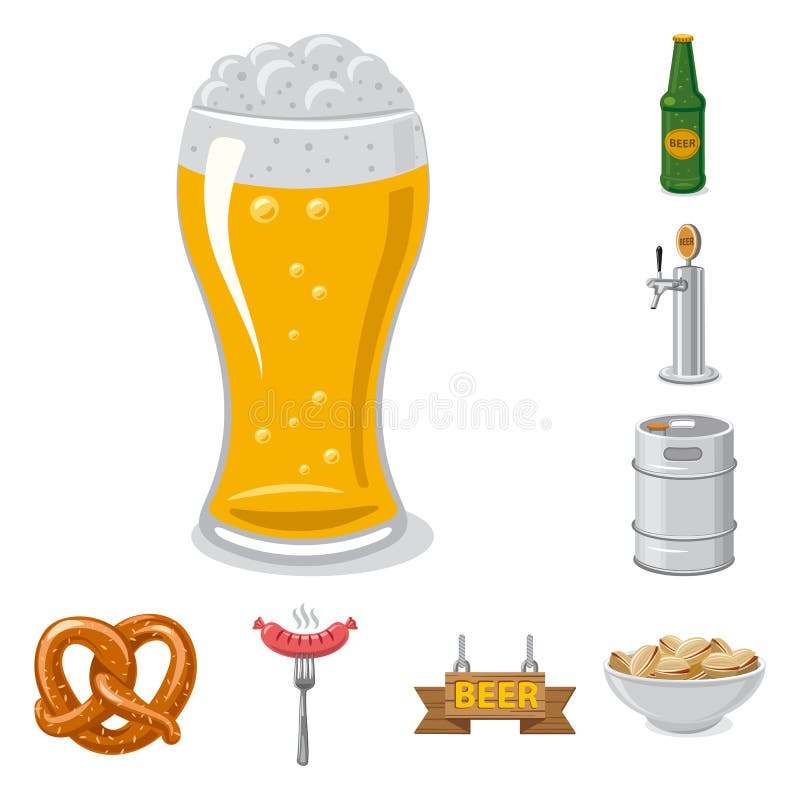Vector Design of Pub and Bar Icon. Set of Pub and Interior Stock Vector ...