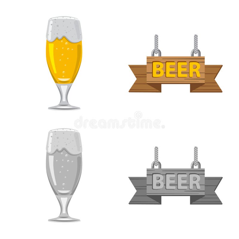 Vector Design of Pub and Bar Logo. Collection of Pub and Interior ...