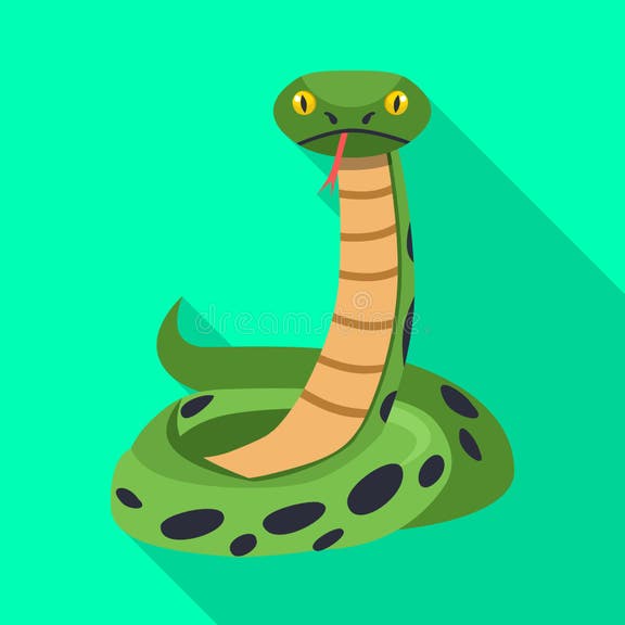 Vector Design of Python and Serpent Sign. Web Element of Python and ...